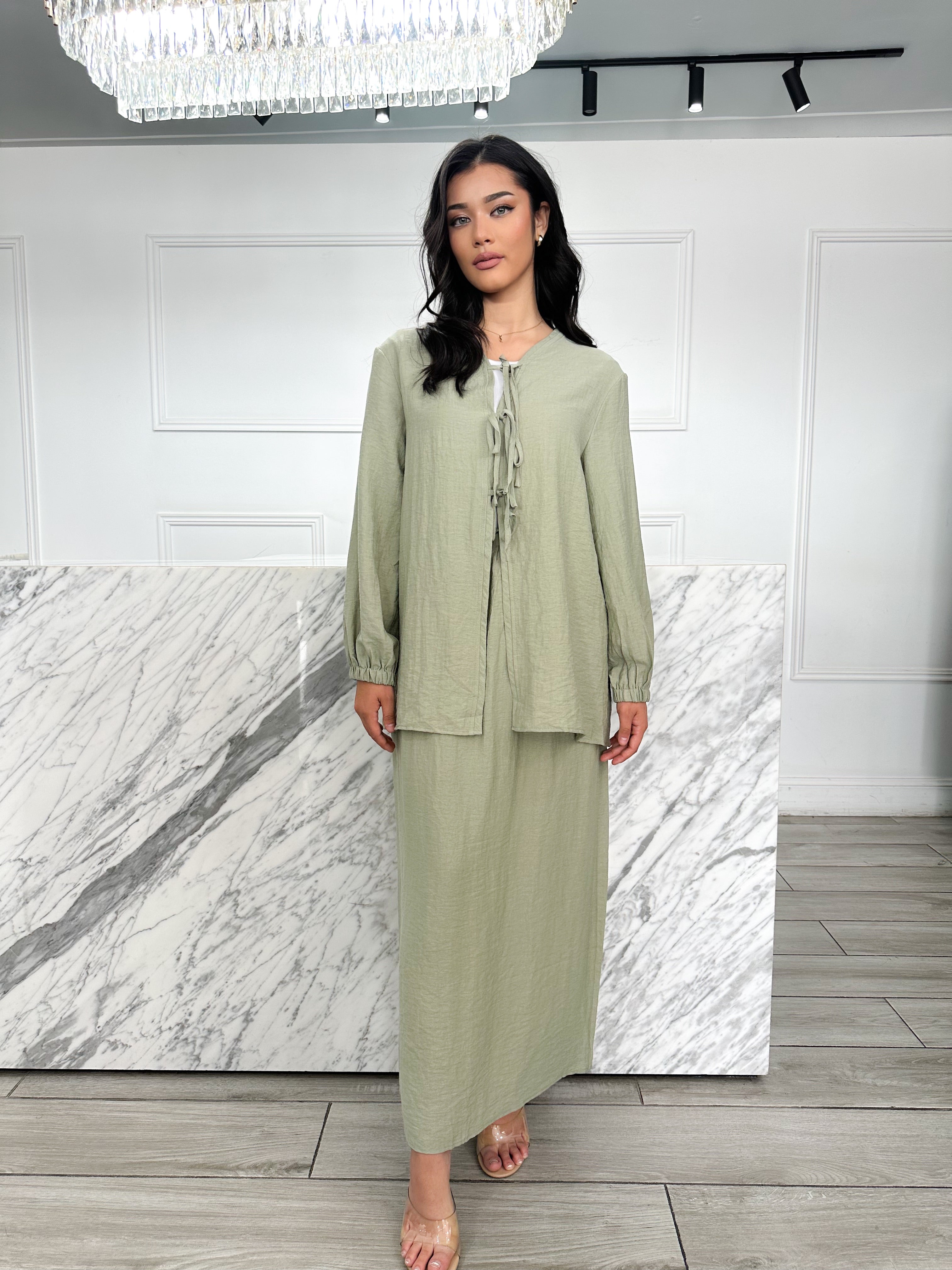 Juliet Set - Mint – Dusty Pink